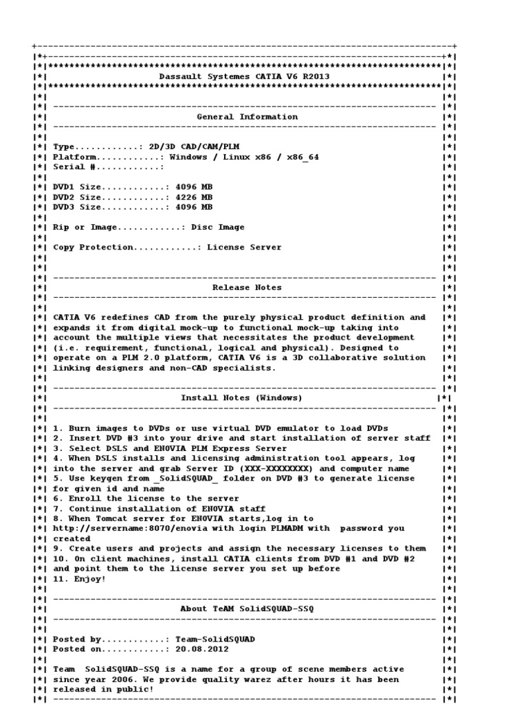 CATIA V6 R2013 Installation Guide | PDF