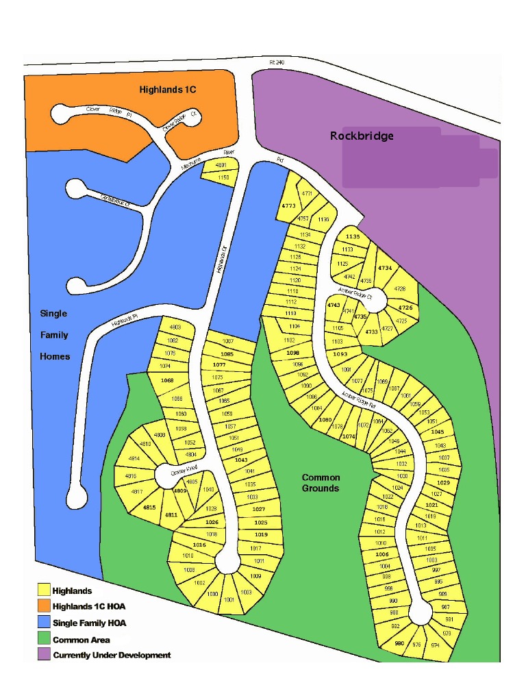 Highlands at Mechums River Map | PDF