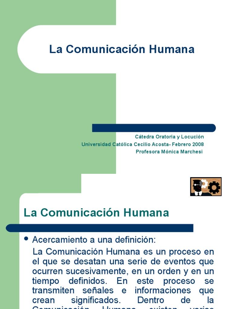 La Comunicacion Humana | Comunicación humana | Comunicación