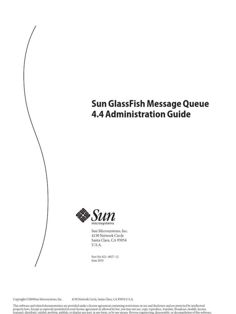 Sun GlassFish Message Queue 4.4 Administration Guide | PDF | Government ...