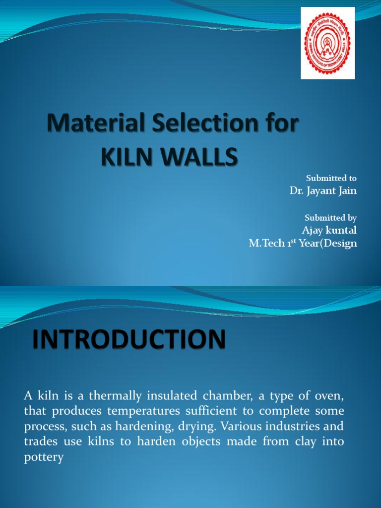 Material Selection For Klinn Wall | PDF | Thermal Conduction | Pottery