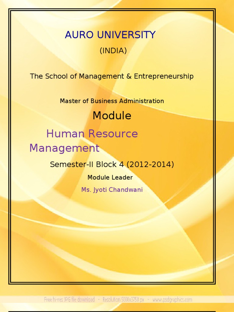 HRM Module | PDF | Performance Appraisal | Human Resource Management
