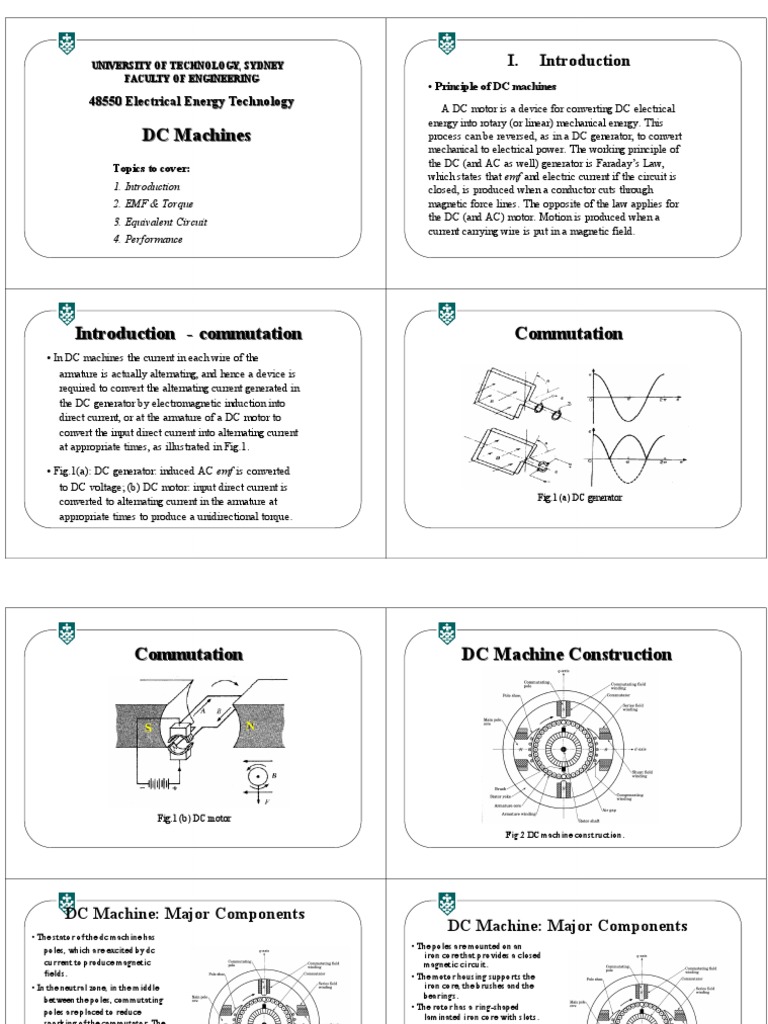 Microsoft PowerPoint - Eet - DC Machines | PDF | Electric Motor ...