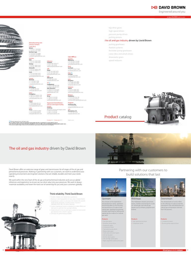 Product Catalogue For David Brown | Gear | Transmission (Mechanics)