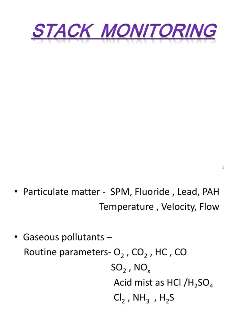 Stack Monitoring | PDF | Pressure Measurement | Gases