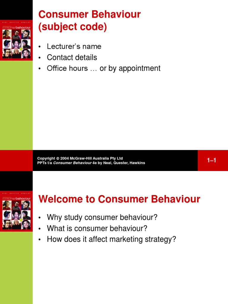 Consumer Behavior Marketing Strategy Pdf Consumer Behaviour