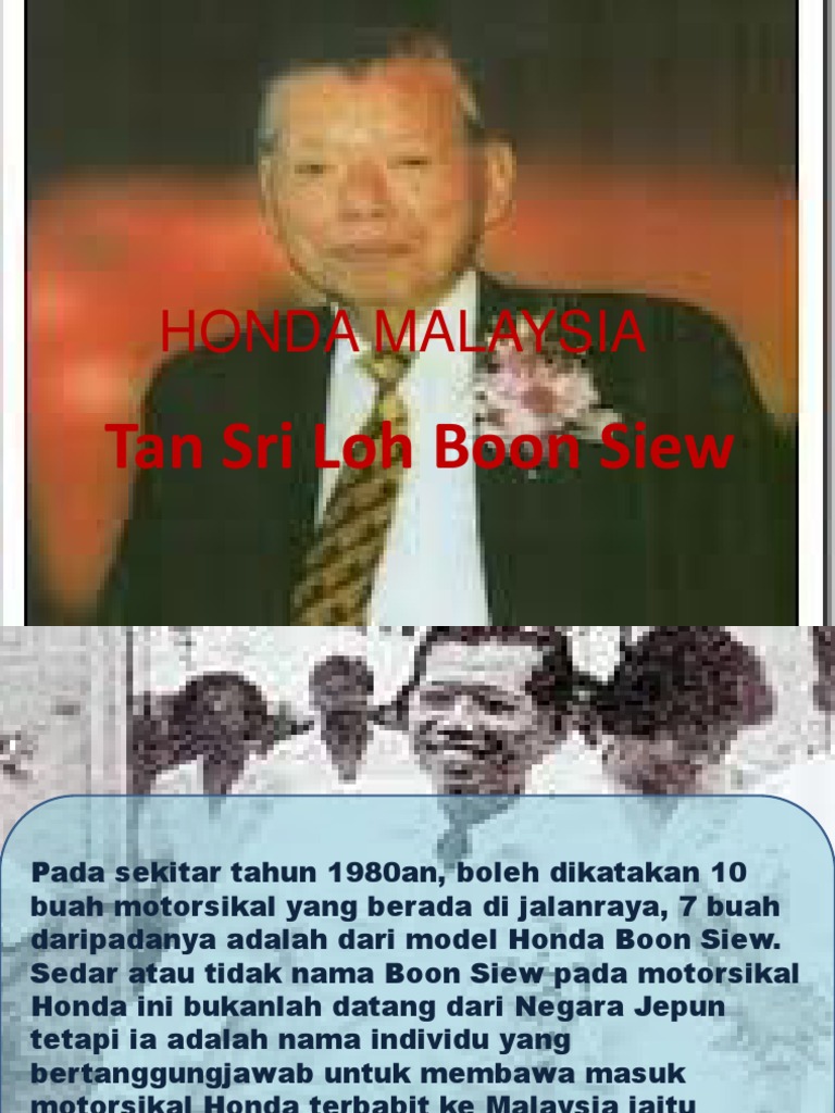 Tan Sri Loh Boon Siew | PDF