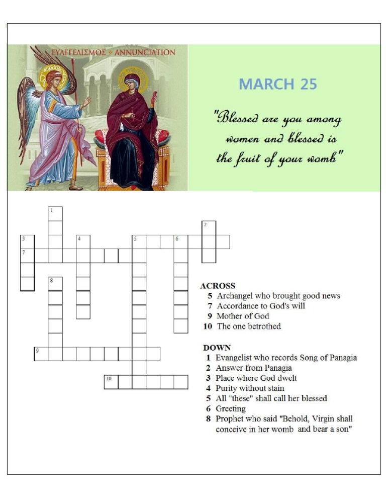 Orthodox Christian Annunciation | PDF