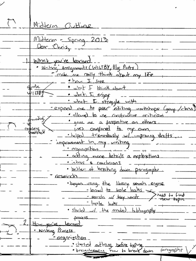 Midterm Outline | PDF