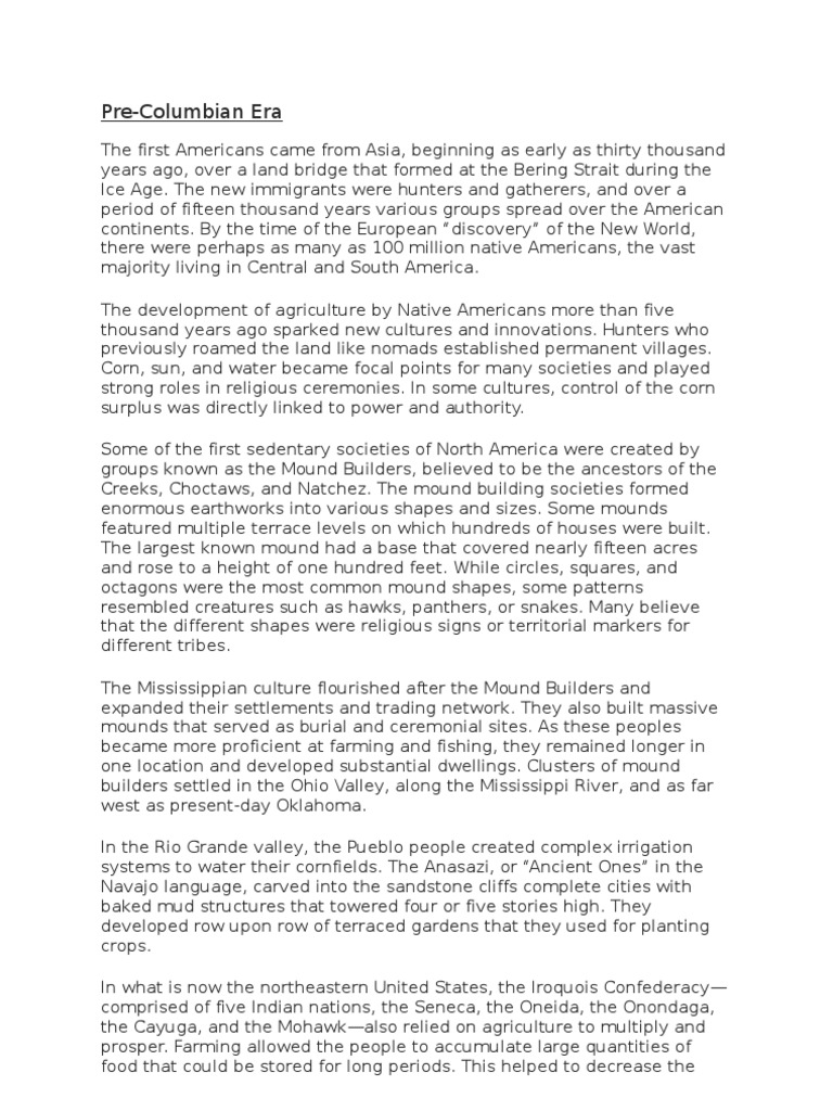 Discovery and Settlement of The New World | PDF | Christopher Columbus ...