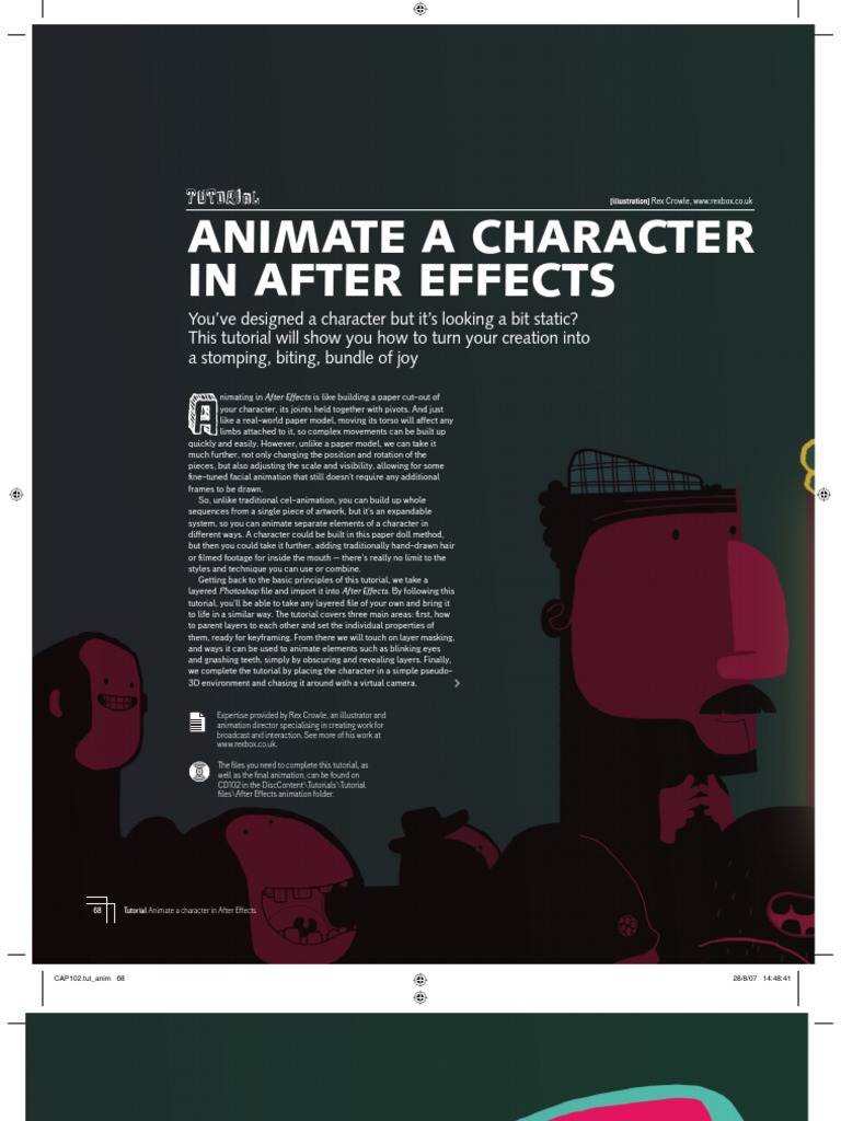 Animate Characters in After Effects | PDF | Animation | Computing And ...