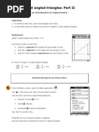 Keystone Formula Sheet-Geometry | Trigonometric Functions