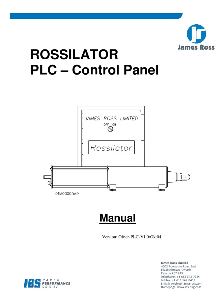 Rossilator Control Panel Manual | PDF | Switch | Electronic Circuits