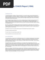 CHAOS Report 2018 Overview | PDF