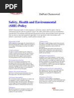 Sample EHS Policy | PDF