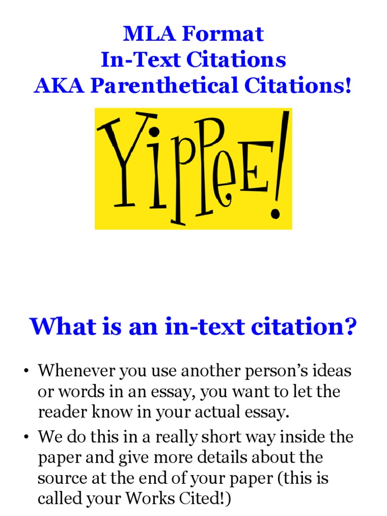 In Text Citations | PDF