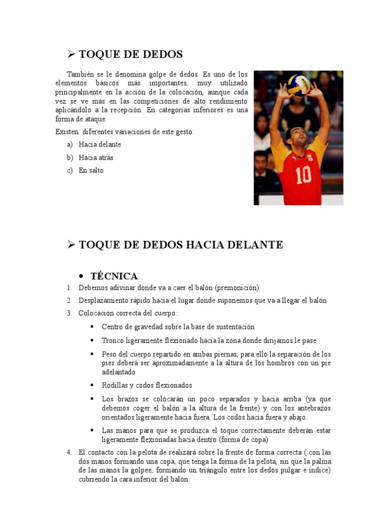 Toques de Dedos | PDF | Deportes | Ocio