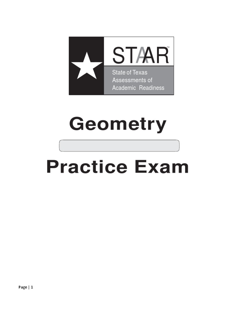 Texas Geometry Staar Diagnostic | PDF | Rectangle | Triangle