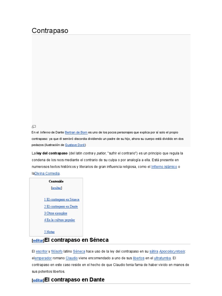 Contra Paso | Descargar gratis PDF | Dante Alighieri | Divina Comedia