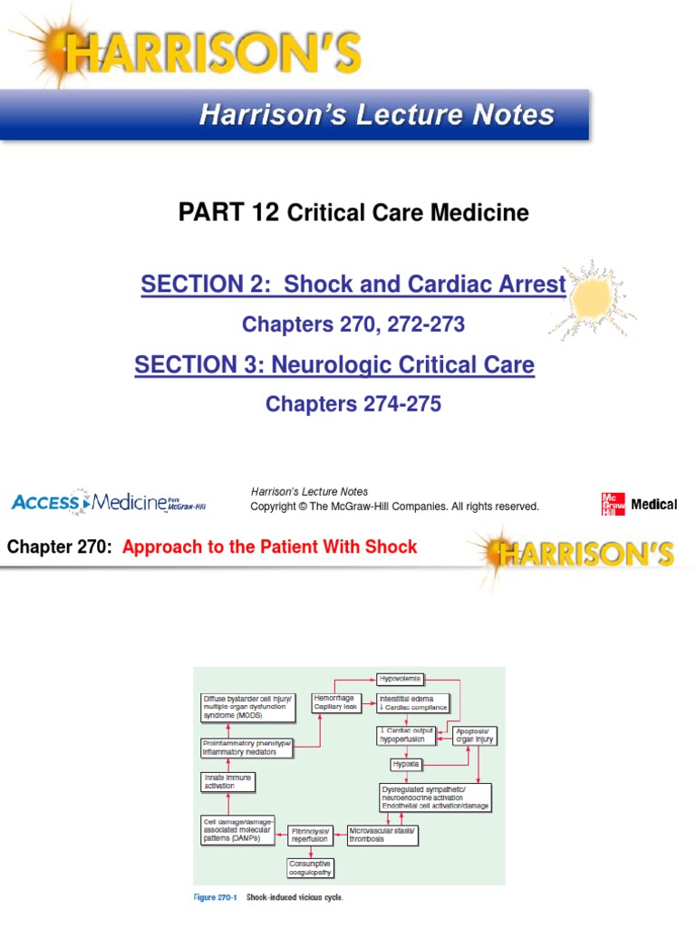 Harrisons Lecture Notes Part12 Sections2and3 | PDF | Shock (Circulatory ...