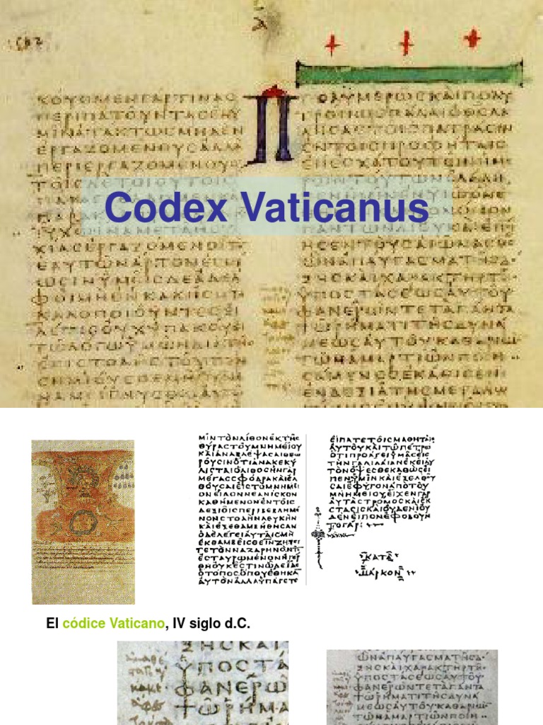 Codex Vaticanus | PDF | Textos Religiosos | Biblia