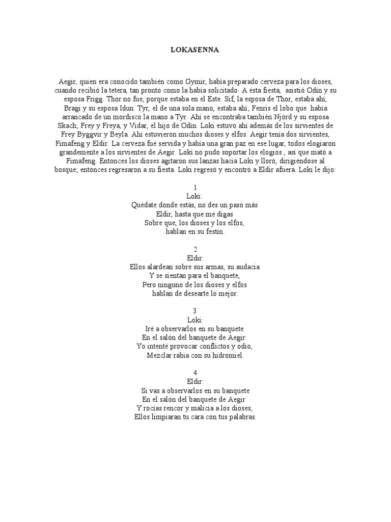 Lokasenna | PDF