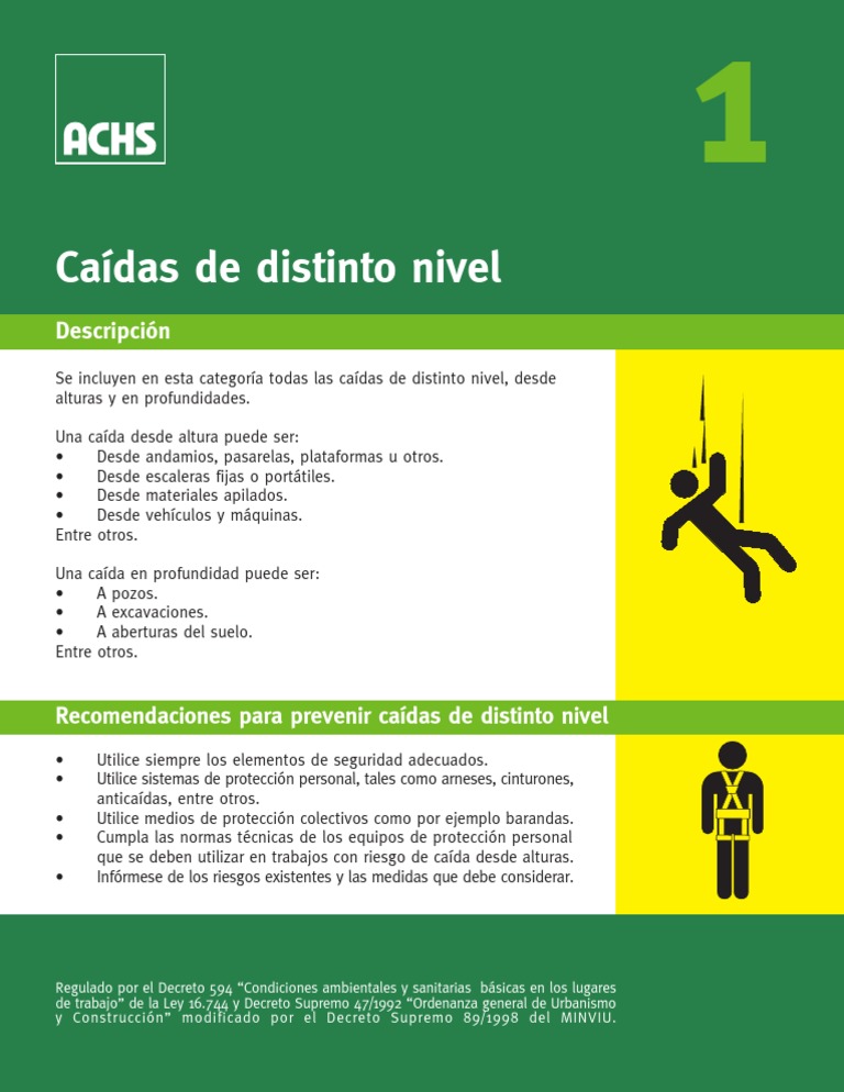 Caídas A Distinto Nivel | PDF