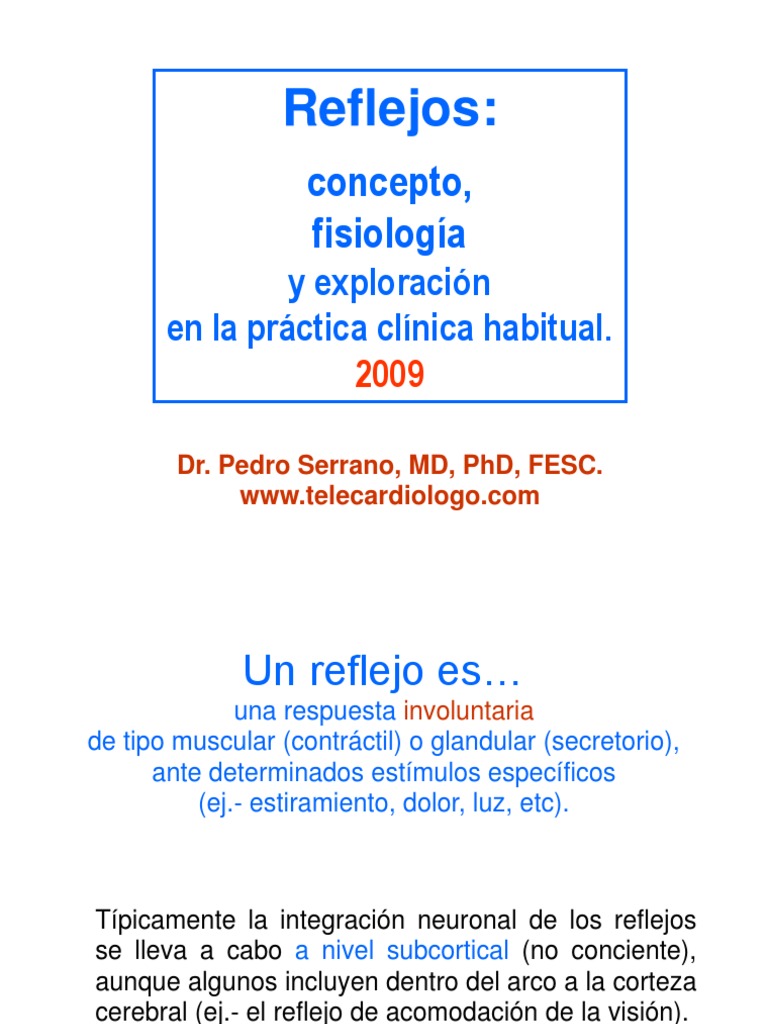 Exploración de Reflejos Clínicos | PDF | Percepción visual | Ojo humano