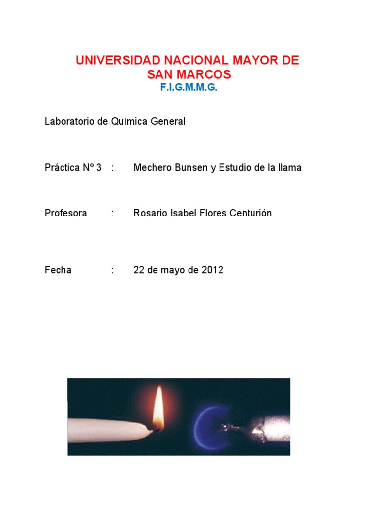 MECHERO | PDF | Combustión | Ingeniería de Procesos Químicos