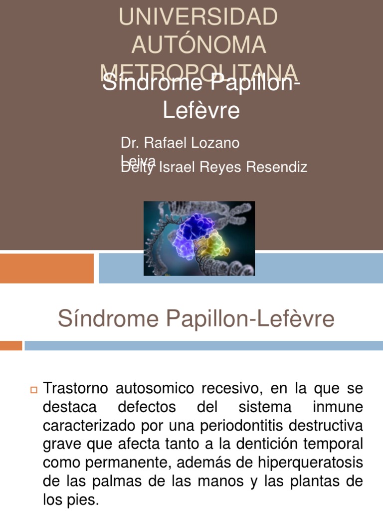 Síndrome de Papillon-Lefèvre | PDF