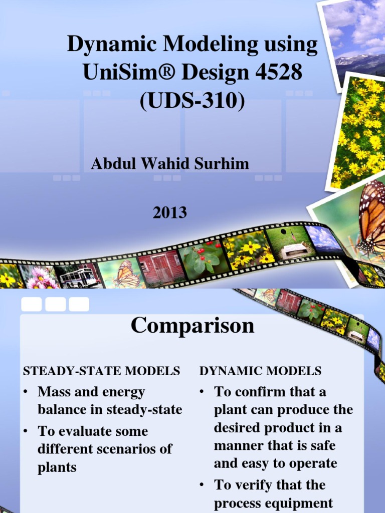 Dynamic Modeling Using UniSim Design 2013eng | PDF | Emergence ...