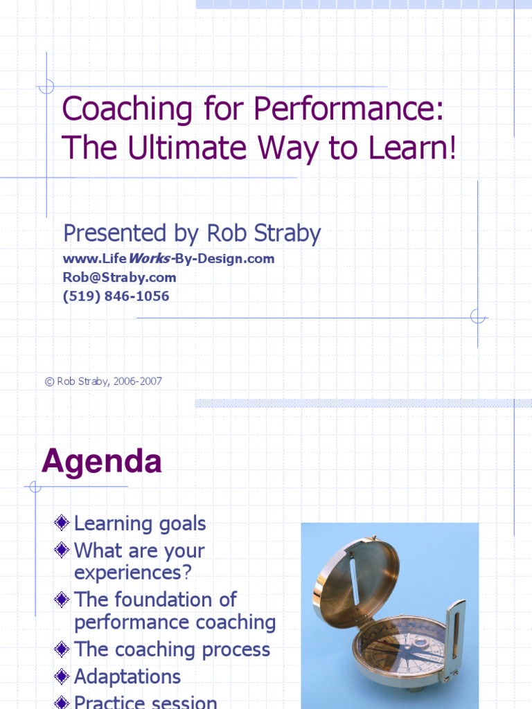 coaching-for-performance-1193876980574806-2.ppt | Learning | Teaching