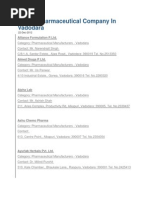 Pharma Companies in Goa List | PDF | Companies | Biotechnology