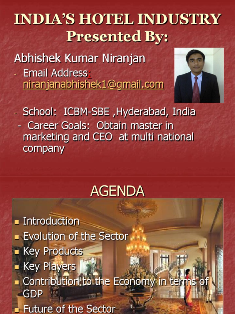 Hotel Industry in India | PDF | Tourism | Economic Growth