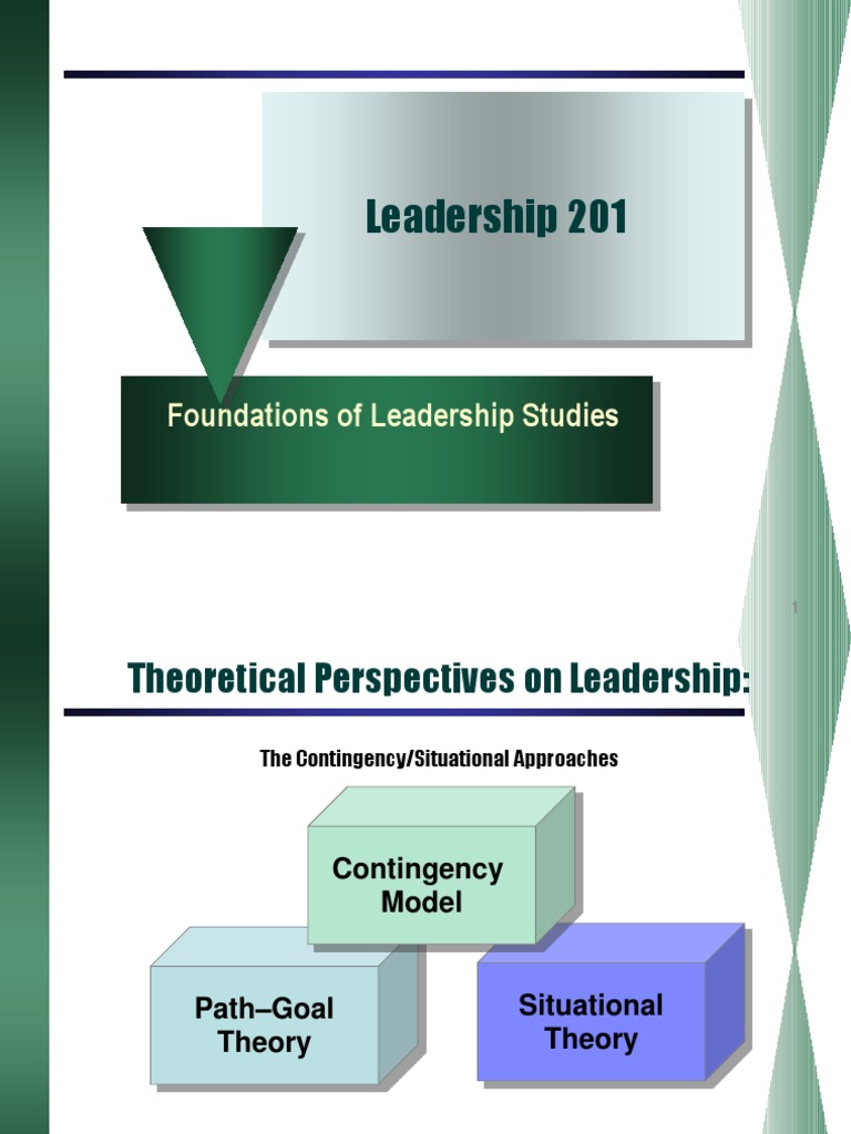 Contingency Theory | PDF | Leadership | Psychological Concepts