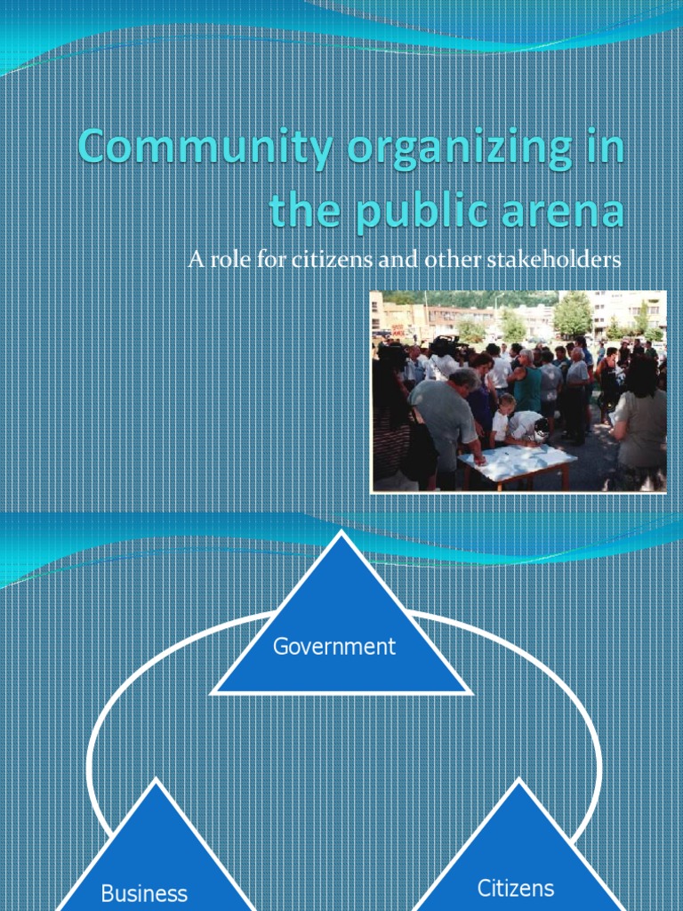 A Role For Citizens and Other Stakeholders | PDF | Community Organizing ...