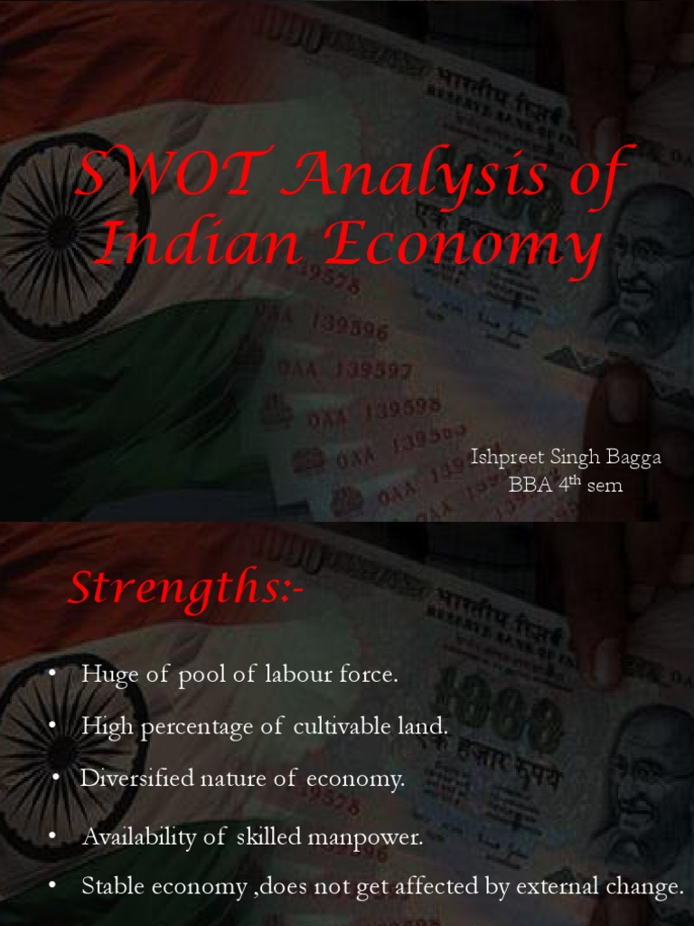 SWOT Analysis of Indian Economy | PDF