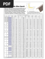 Tabela Perfil L 2 A 8 | PDF | Materiais de construção | Átomos