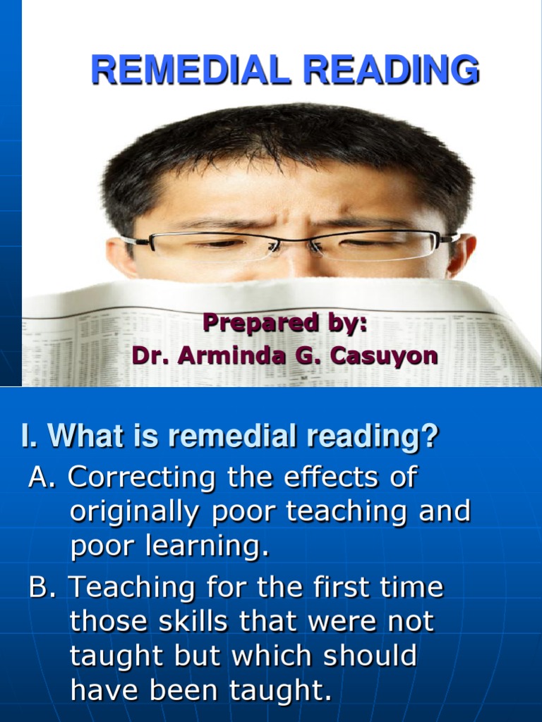 Remedial Reading Strategies and Techniques | PDF | Phonics | Reading ...