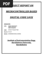 8051 Student Projects | PDF | Microcontroller | Flash Memory