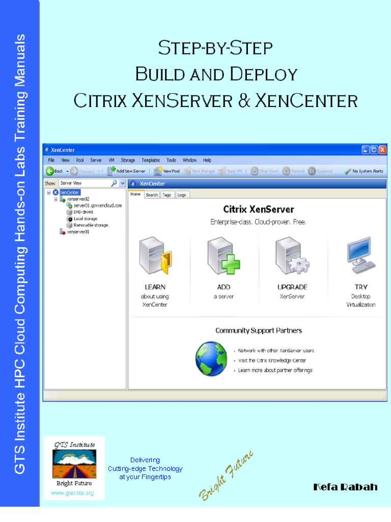 Step by Step Build and Deploy Citrix XenServer 5 6 and XenCenter | PDF | Virtual Machine ...