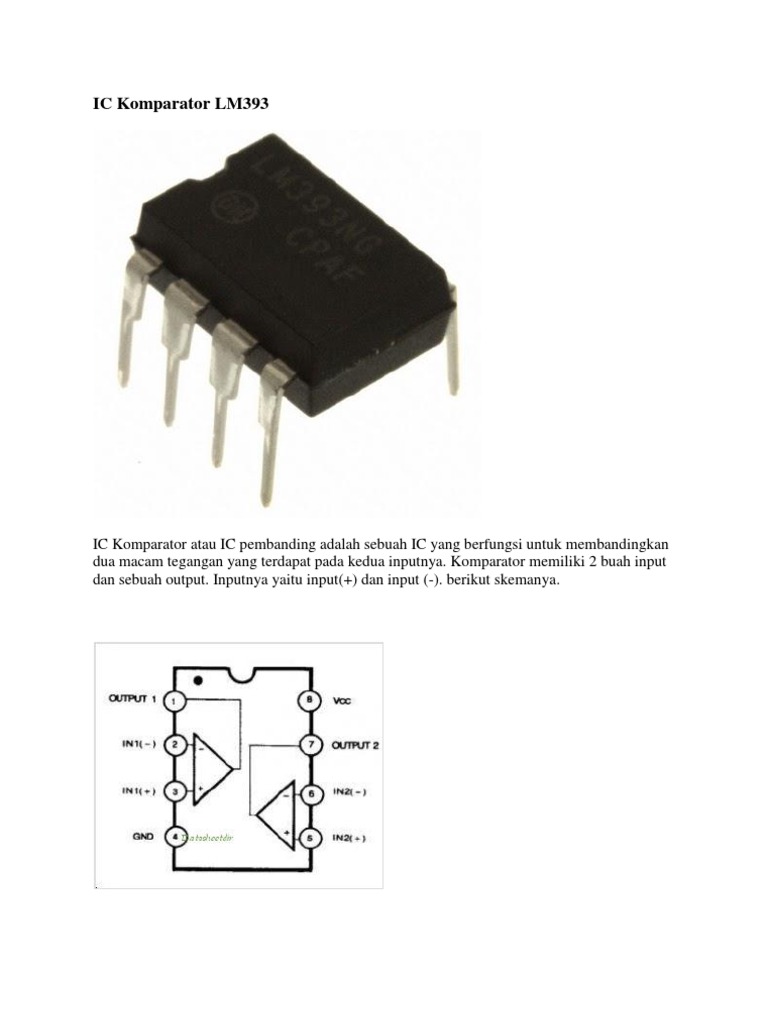 IC Komparator LM393 | PDF