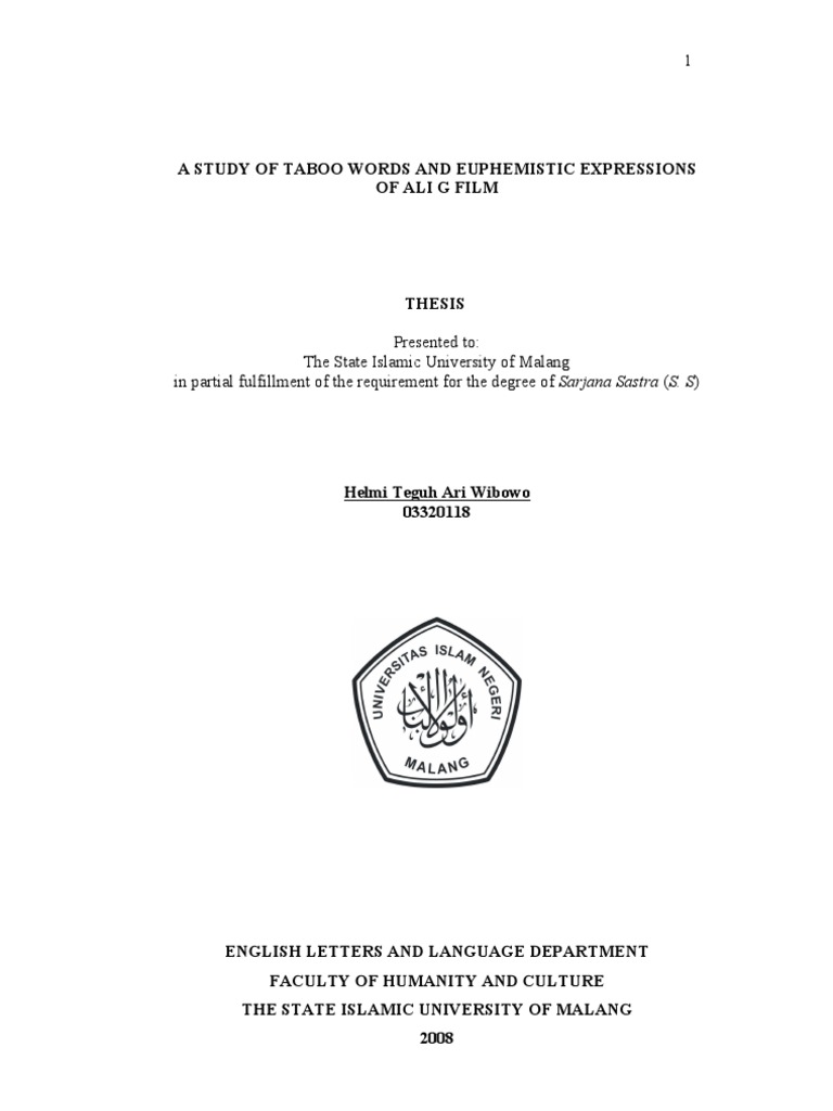 Helmi Teguh Ari Wibowo | PDF | Profanity | Taboo