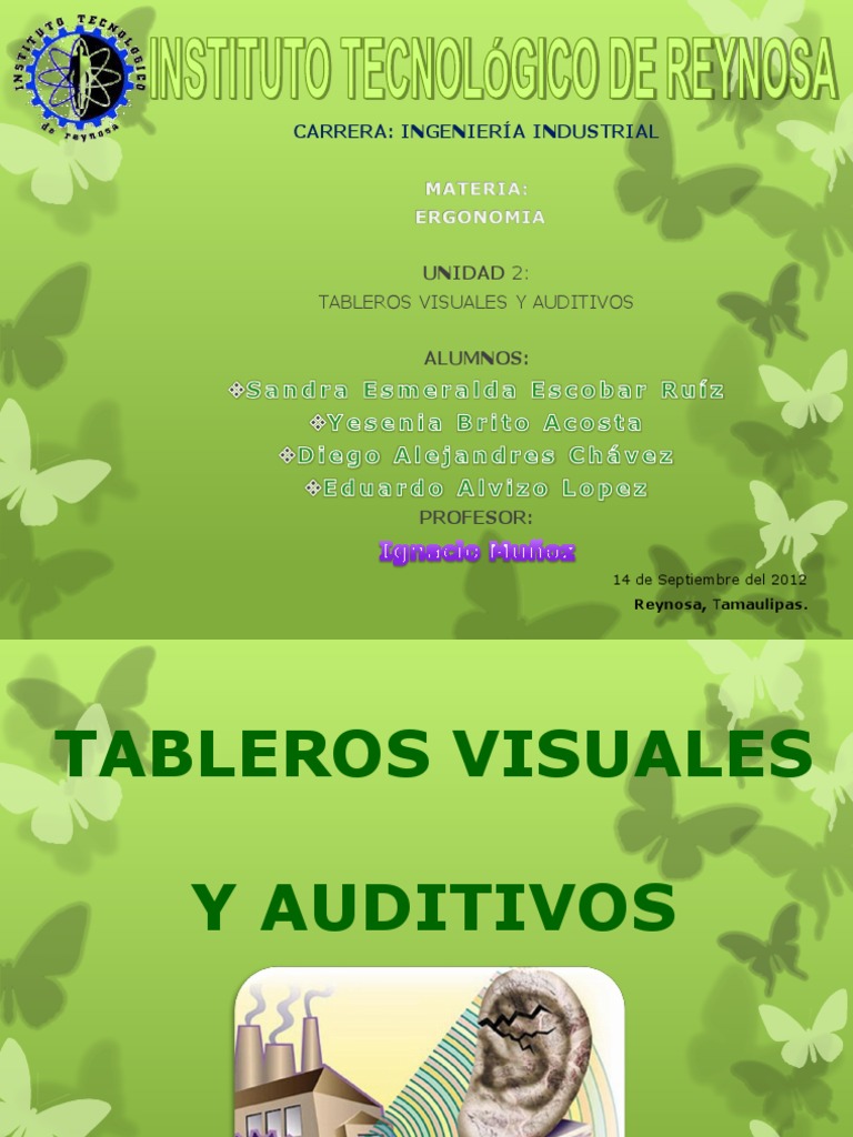 03 Tableros Visuales y Auditivos | PDF | Sonido | Science