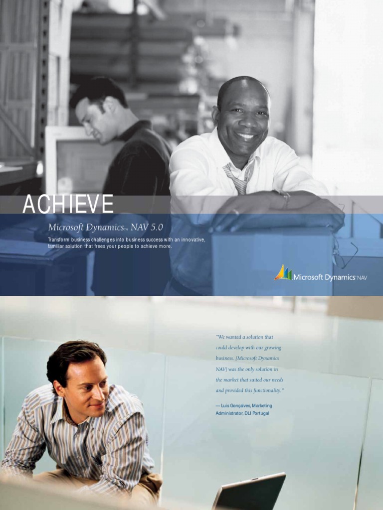 Achieve: Microsoft Dynamics NAV 5.0 | PDF | Microsoft Dynamics Nav ...