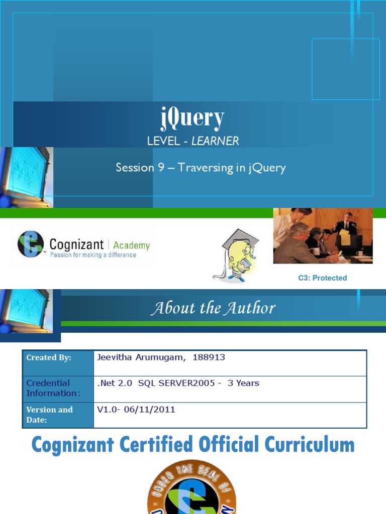 RIO 6 Jquery Traversing v1.3 | PDF | J Query | Areas Of Computer Science RIO 6 Jquery Traversing v1.3 | PDF | J Query | Areas Of Computer Science