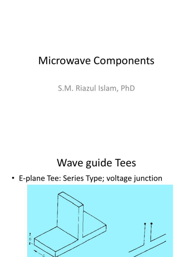 Microwave Components | PDF | Electricity | Electromagnetism
