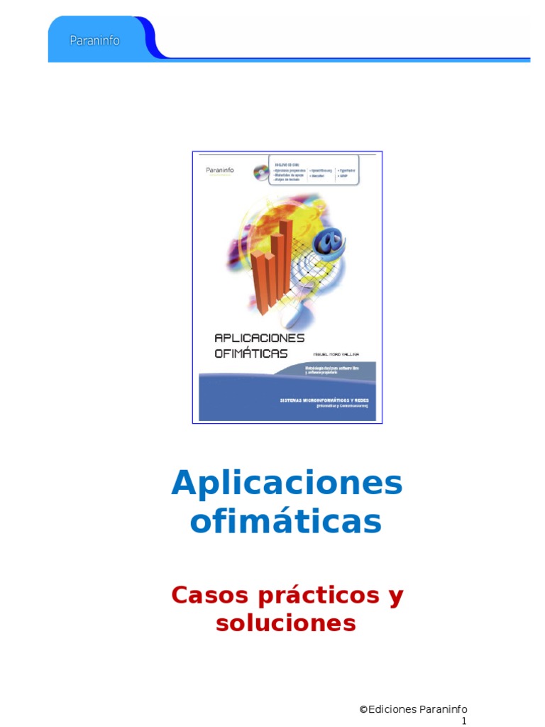 solucionario_aplicaciones_ofimáticas | PDF | Software libre | Microsoft Windows