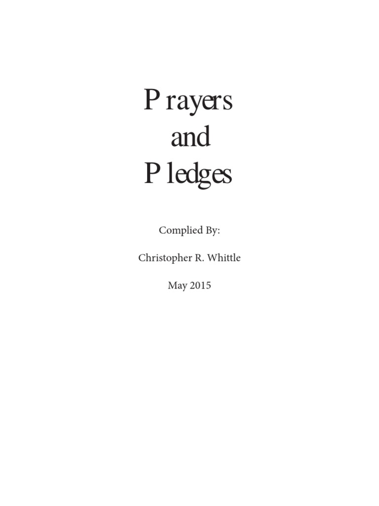 Prayers and Pledges | PDF | Lord's Prayer | Catholic Church