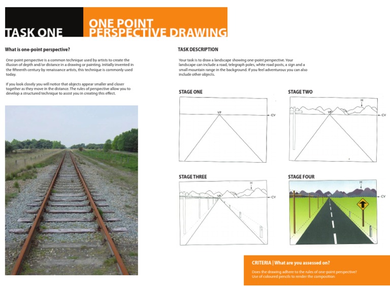 One Point Perspective Task | PDF